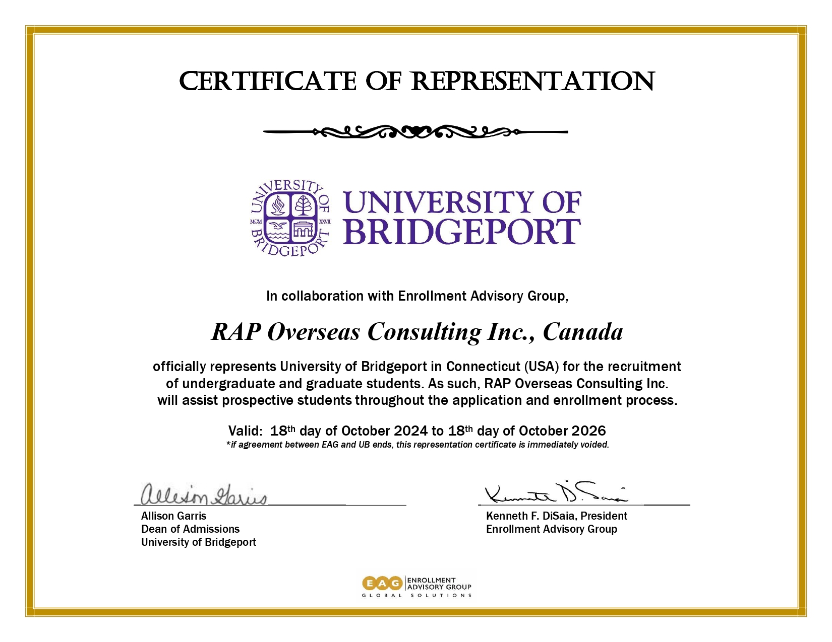 Partner Colleges and Universities in Canada and USA – Rap OverSeas